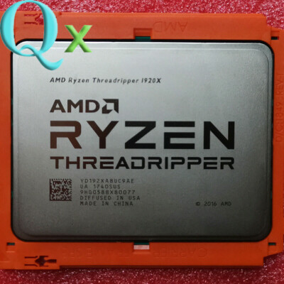 AMD RYZEN Threadripper 1920X TR4 CPU Processor 12-Core 3.5 GHz 180W ...