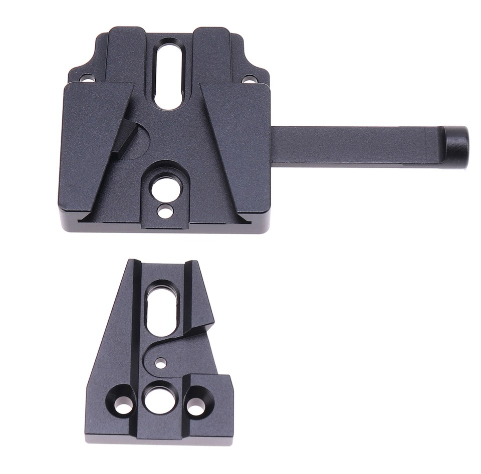 Aluminum Alloy V-Mount Battery Power Plate Quick Release QR Plate+V ...