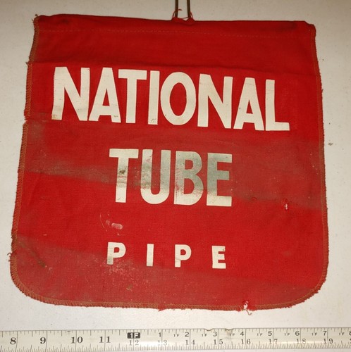 Vintage National Tube Pipe Advertising Fabric Warning Banner | eBay