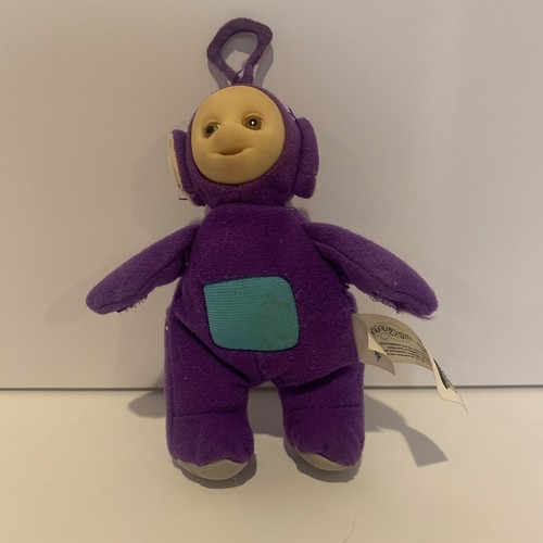 VTG 1999 BK Teletubbies Purple Plush Tinky Winky Backpack Keychain Clip ...