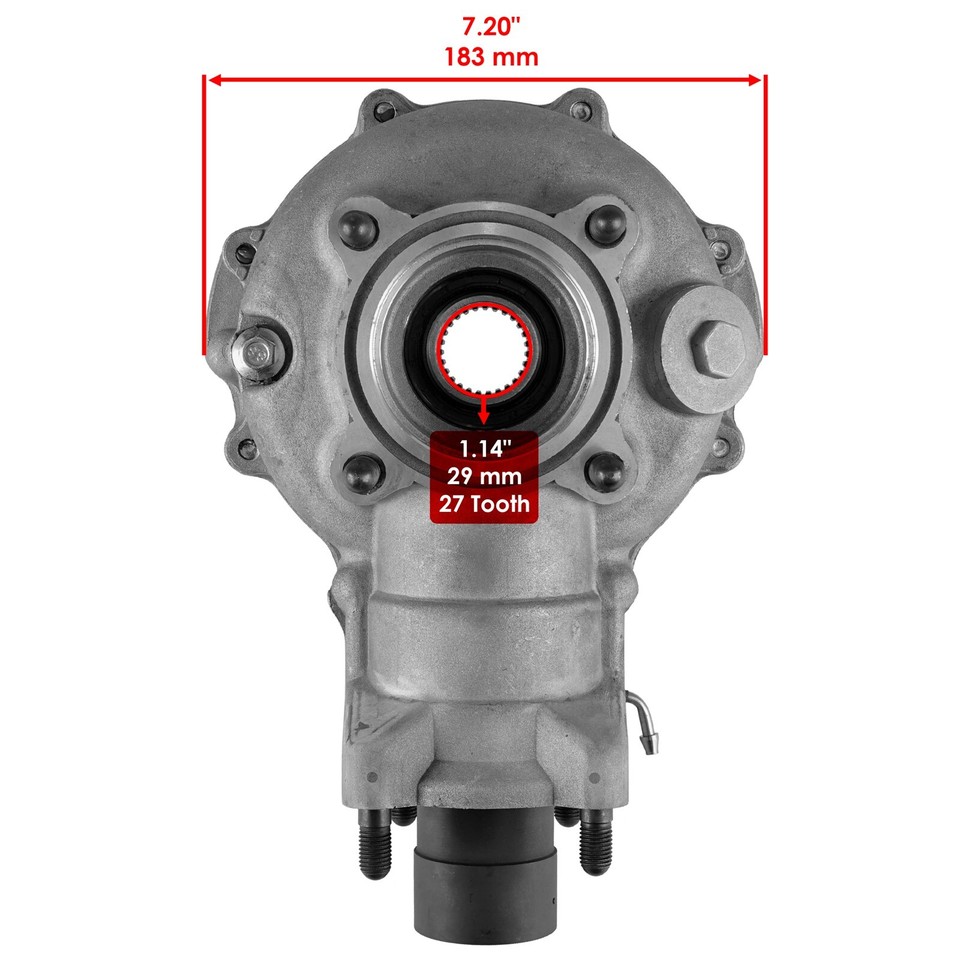 Complete Rear Differential for Honda Fourtrax Foreman Rubicon TRX500FA ...