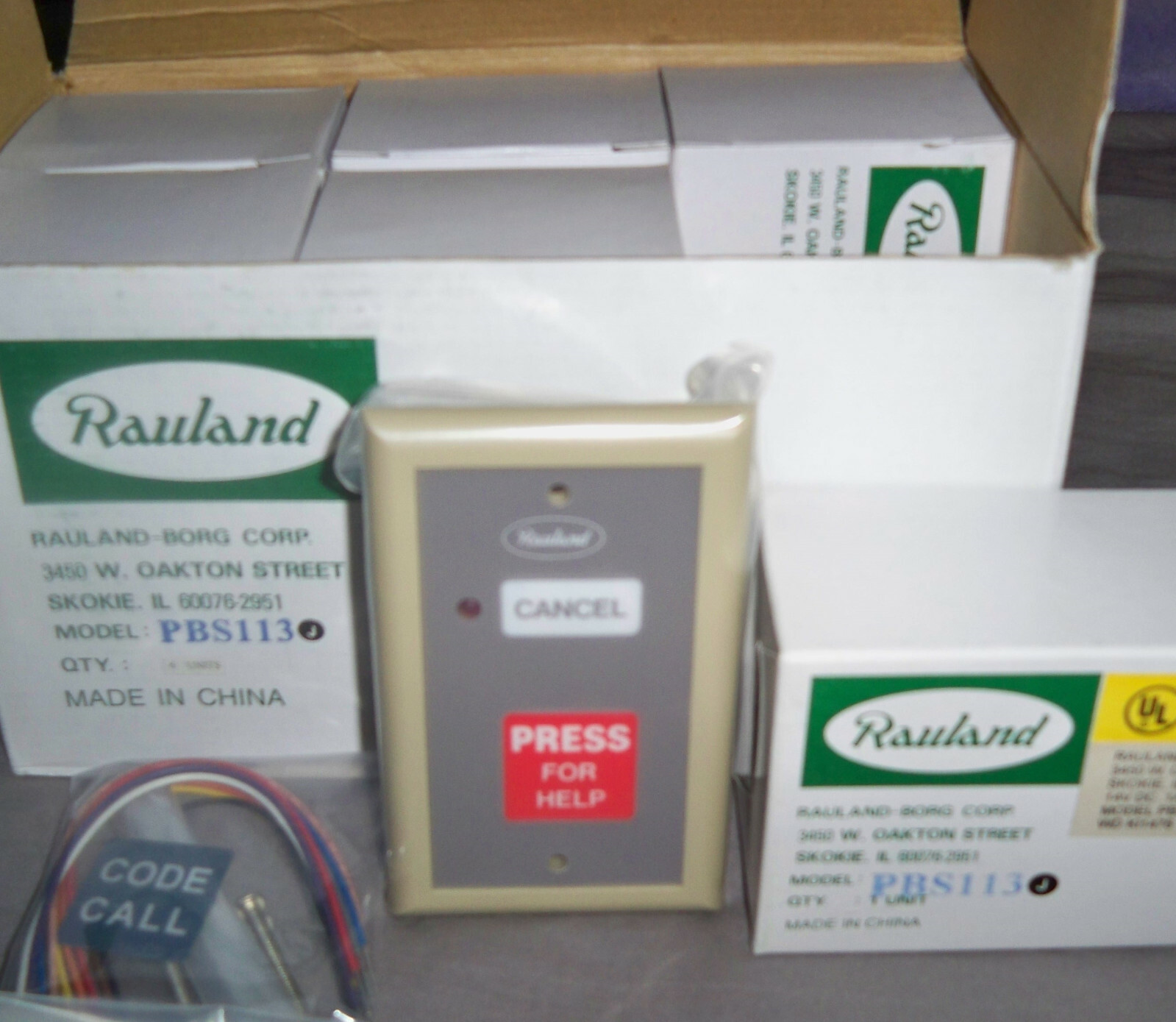 New Rauland-Borg Responder III PBS113 Push For Help / Code Call, Nurse ...