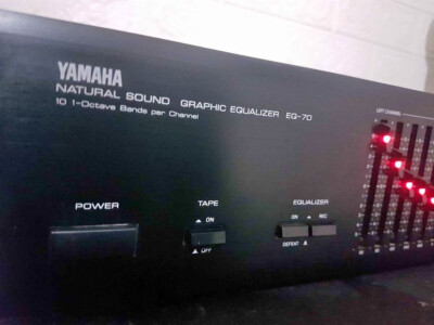 USED YAMAHA EQ-70 EQUALIZER VINTAGE RETRO AUDIO SOUND MADE IN JAPAN | eBay