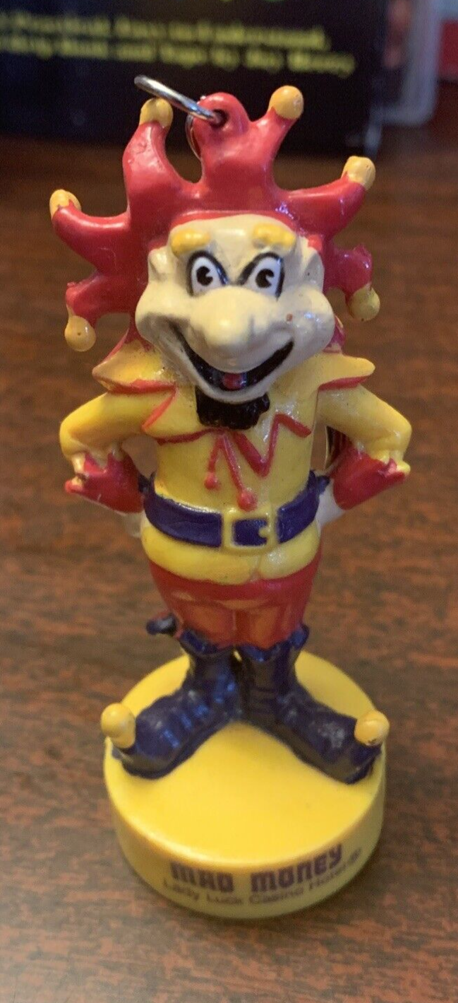 Mad Money Lady Luck Casino Hotel Las Vegas Keyring 3" Jester Figure | eBay