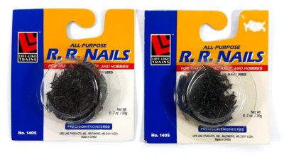 Lot of 2 Life Like Trains All Purpose R.R. Nails 1405 Railroad Track ...