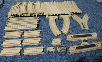 Thomas & Friends TrackMaster Track Lot Brown Tan Curves Switch ...