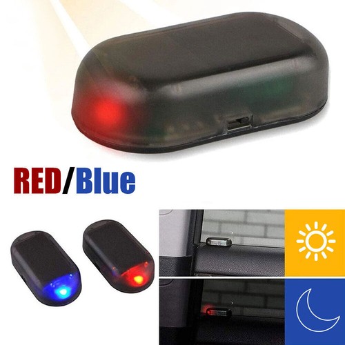1x Solar Alarm Flash LED Light Security System Anti Theft Warning Car ...