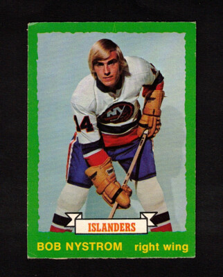 1973-74 BOB NYSTROM #202 ROOKIE OPC NY Islanders 4 CUPS Star KEY Hockey ...
