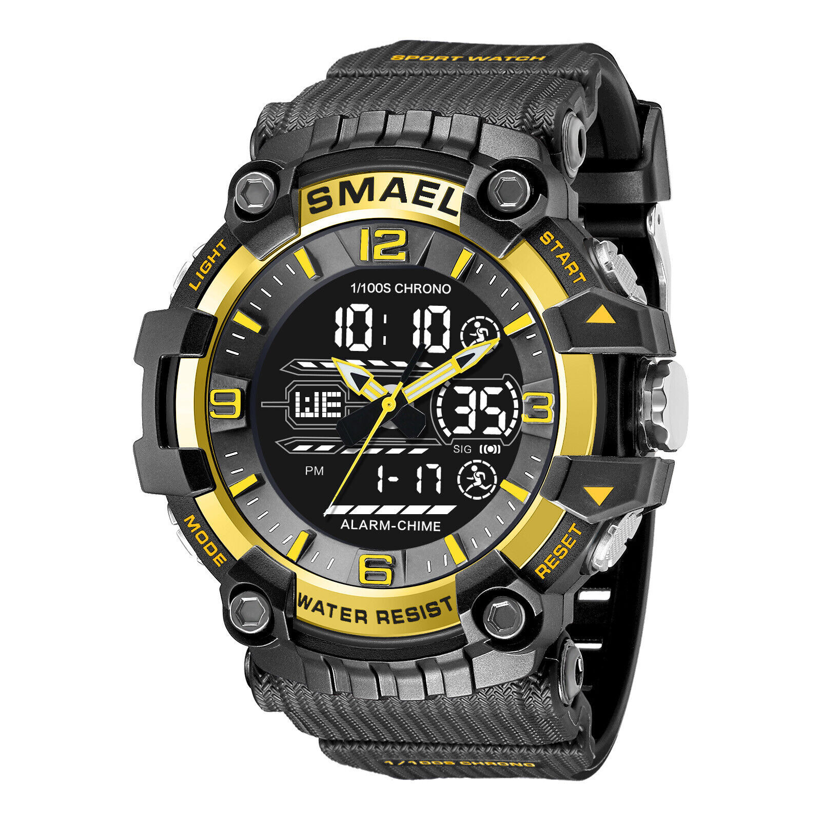 SMAEL Watch Male Student Alarm Calendar Stopwatch Waterproof Man's ...