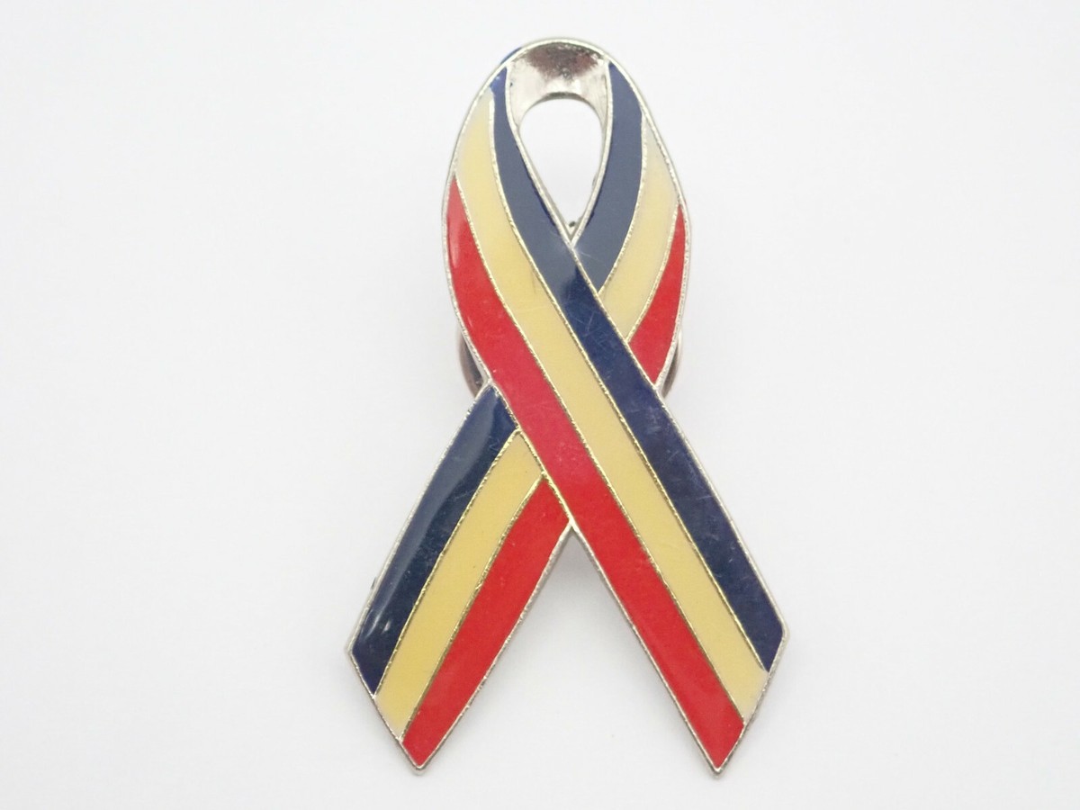 Red White Blue Ribbon Pin