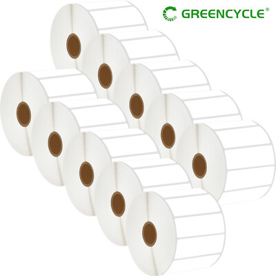 10Rolls 3x1 Direct Thermal 2000 Labels for Zebra LP2824 LP2844 LP2442 ...