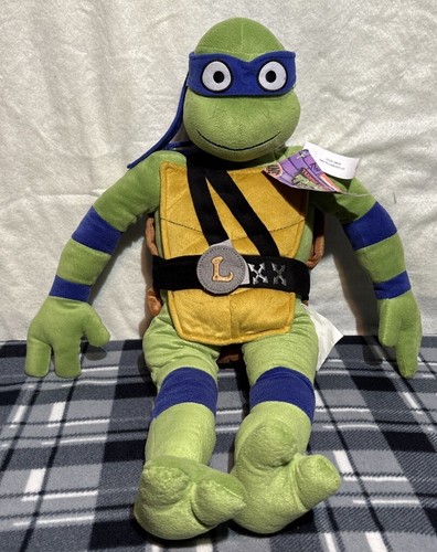 TMNT Leonardo Pillow Buddy Plush Mutant Mayhem Blue 2023 Giant Ninja ...