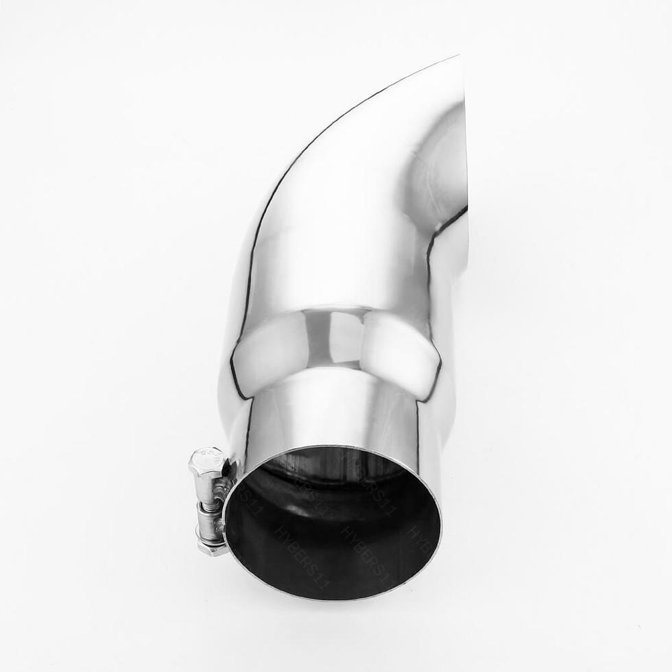 5" Out Diesel Truck Pickup 4" In Exhaust Tip 304 Stainless Steel Turn ...