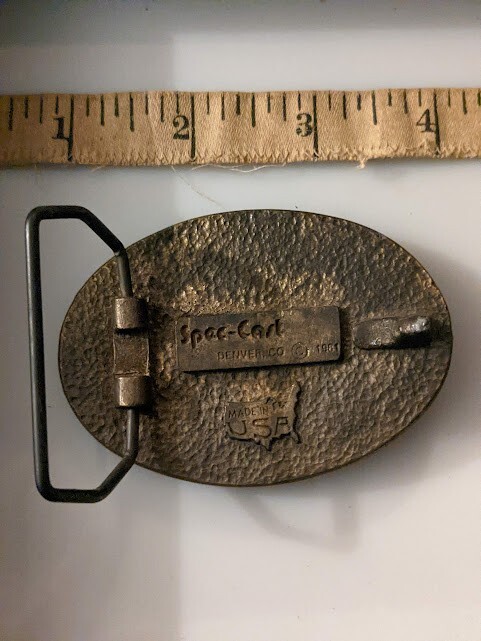 Vintage Vail Eagle Spec-Cast 1981 Belt Buckle Made in Denver, Colorado ...
