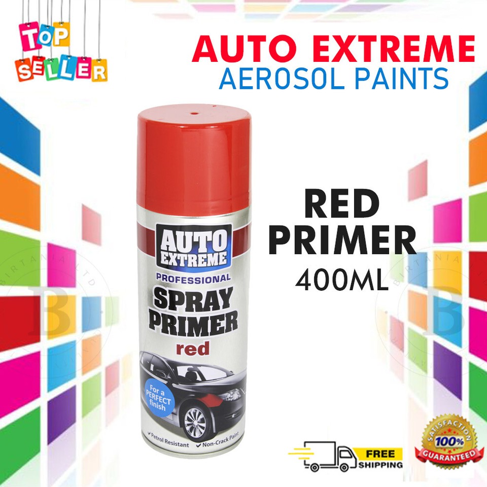 Spray Paint Aerosol Auto Car Primer Matt Gloss Lacquer Restore Metal A5 ...