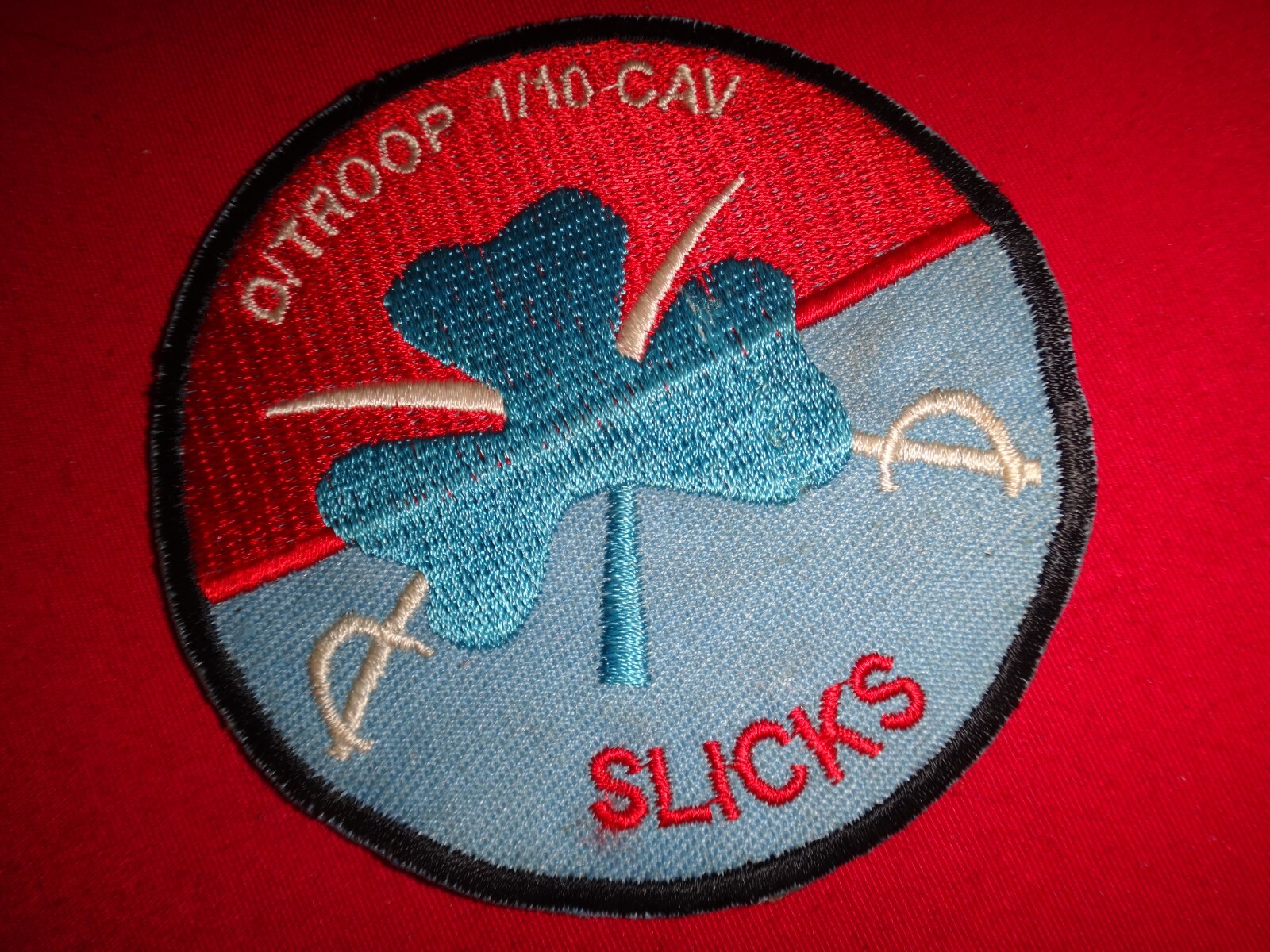 Vietnam War Patch US Army D Troop 1st Squadron 10th Cavalry Regiment ...