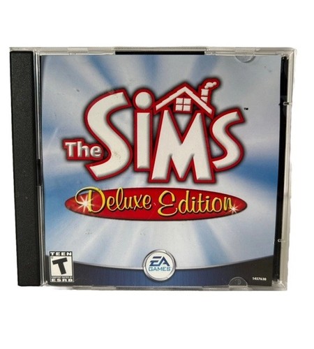 The Sims Deluxe Edition PC Computer Game 2-Disc CD-Rom EA Games (2002 ...