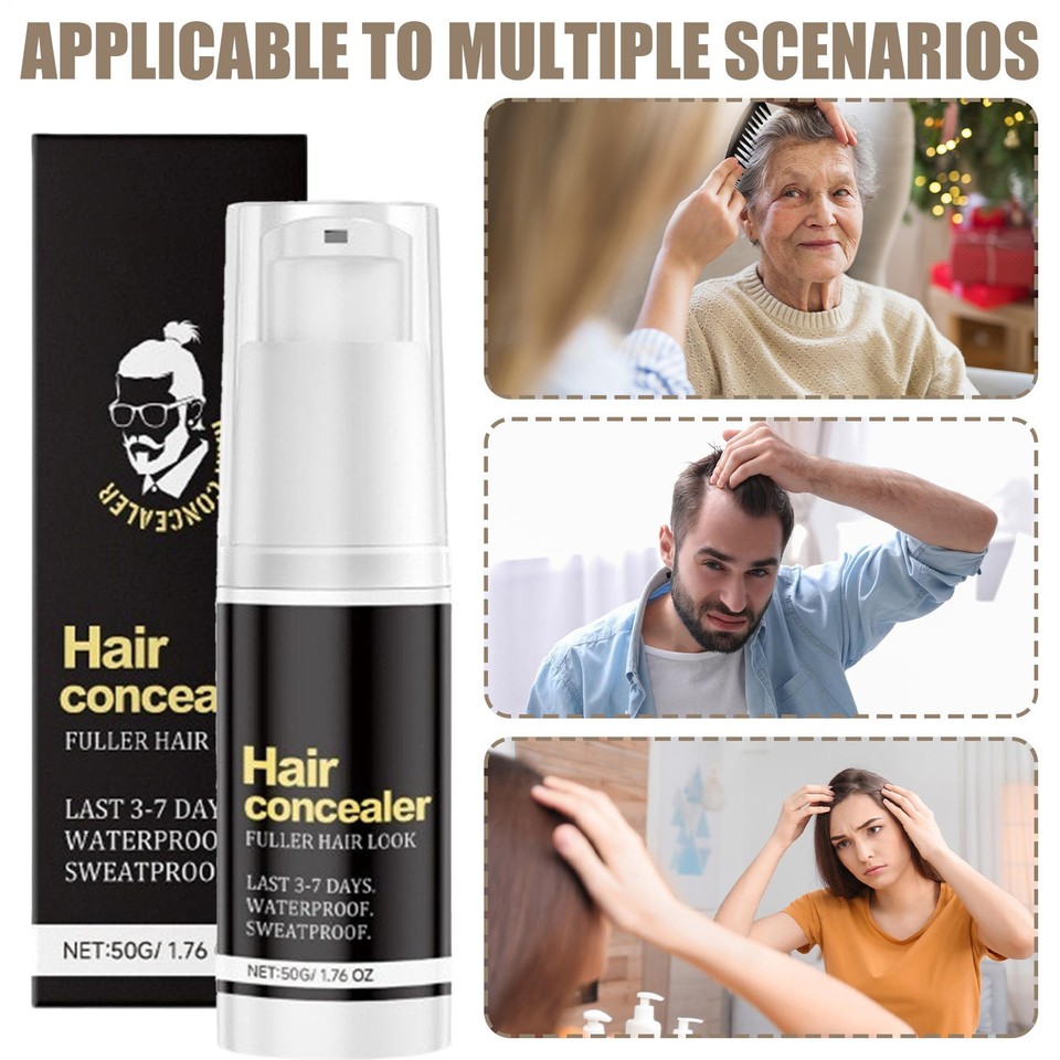 Hair Concealer For Men Waterproof Hair Fillup 50g Root Coverage | eBay UK