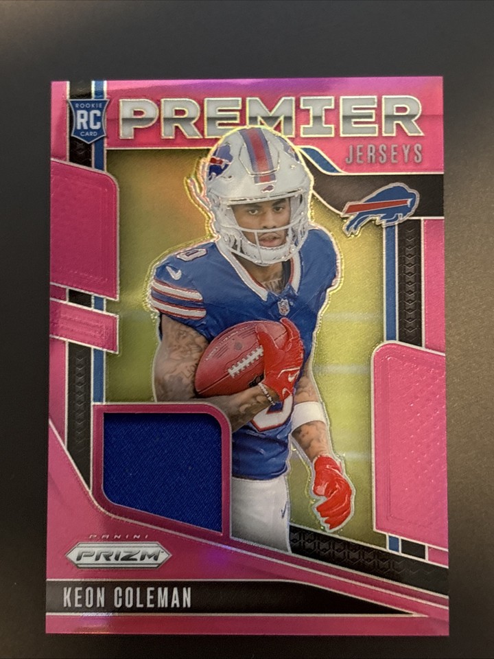 2024 Panini Prizm Keon Coleman Premier Jerseys Pink Prizm Patch #PJ-KCN ...