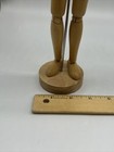 Lot of Two 2 Wooden Articulated Artist Model Drawing Poseable Figures ...