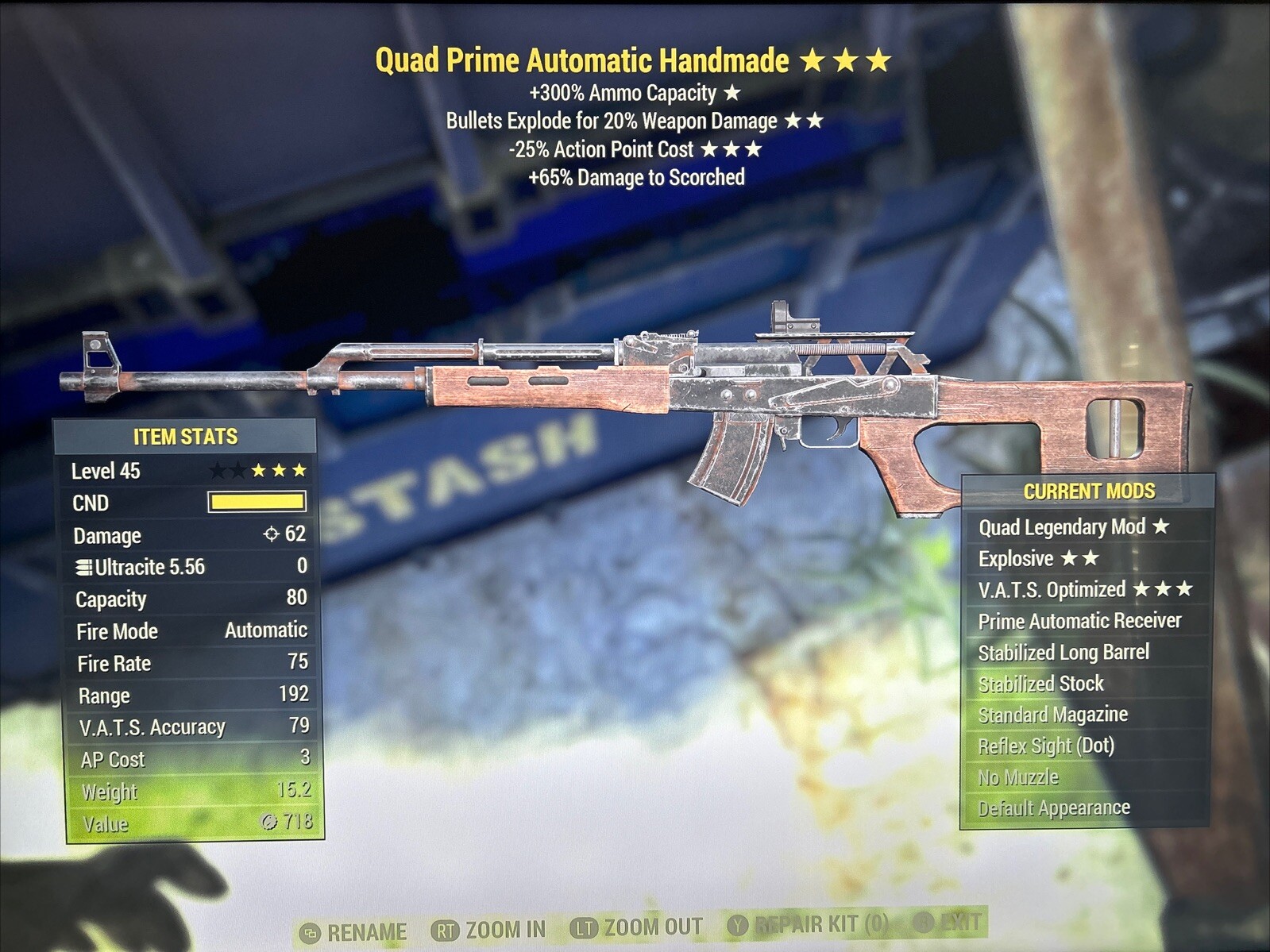 Fallout 76 | Xbox | QE25 Handmade Rifle | eBay