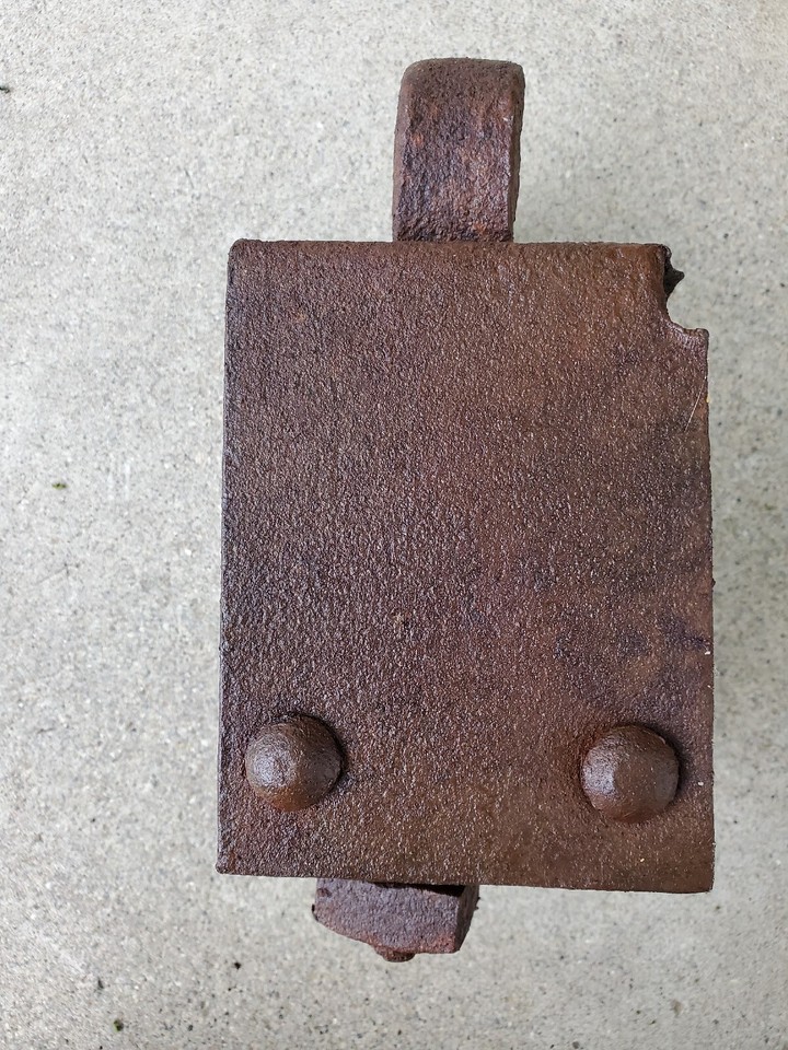 Antique Hand Forged Steel Farm Wagon Hitch/Sleeve Primitive Implement ...