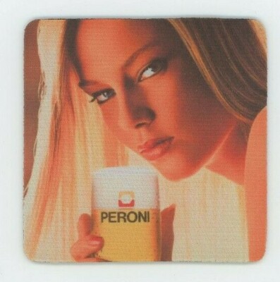 Peroni Beer COASTER - Italian Cerveza - Sexy Blonde | eBay
