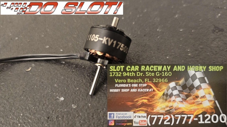 DoSlot Brushless 17500KV setup for 1/24 Slot Car wing Eurosport cars | eBay