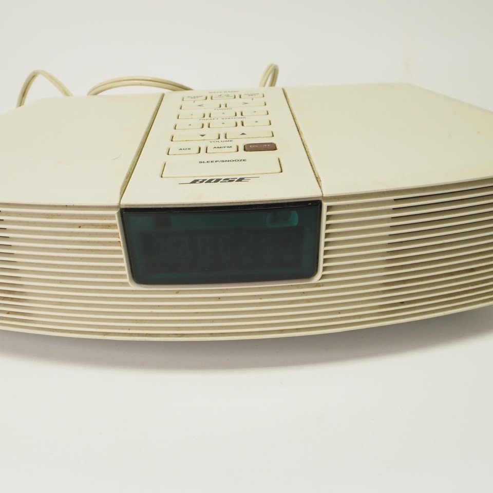Bose Wave Radio Model AWR1-1W AM/FM Alarm Clock Radio Works NO REMOTE ...