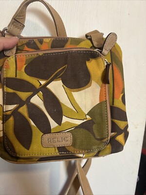 Relic Crossbody Bag Purse Tote Colorful Floral Leaves Boho Autumn | eBay