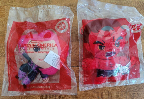 (2) McDonalds ~ Captain America ~ Brave New World ~ Diamondback & Red ...