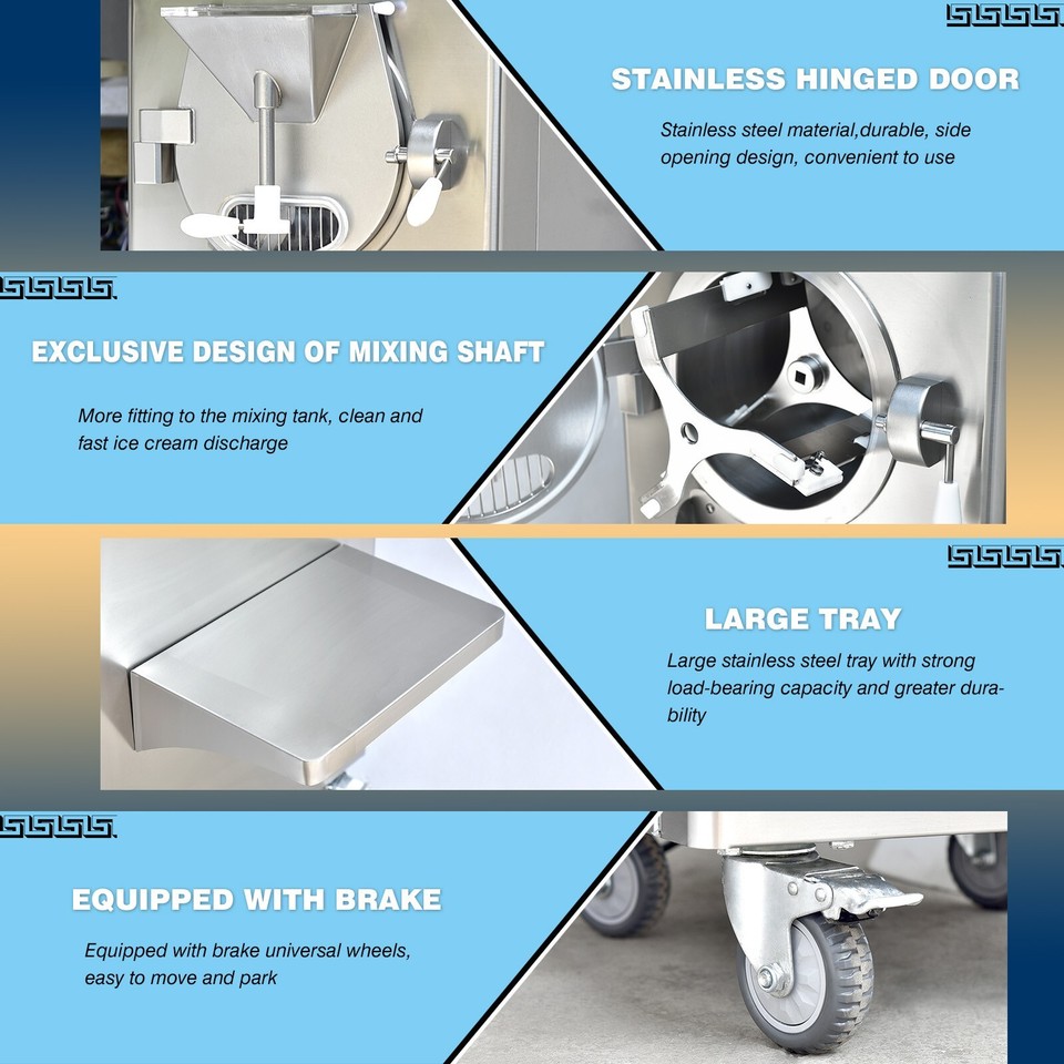 Commercial ETL Italian ice machine water ice machine 30-40L/hours | eBay