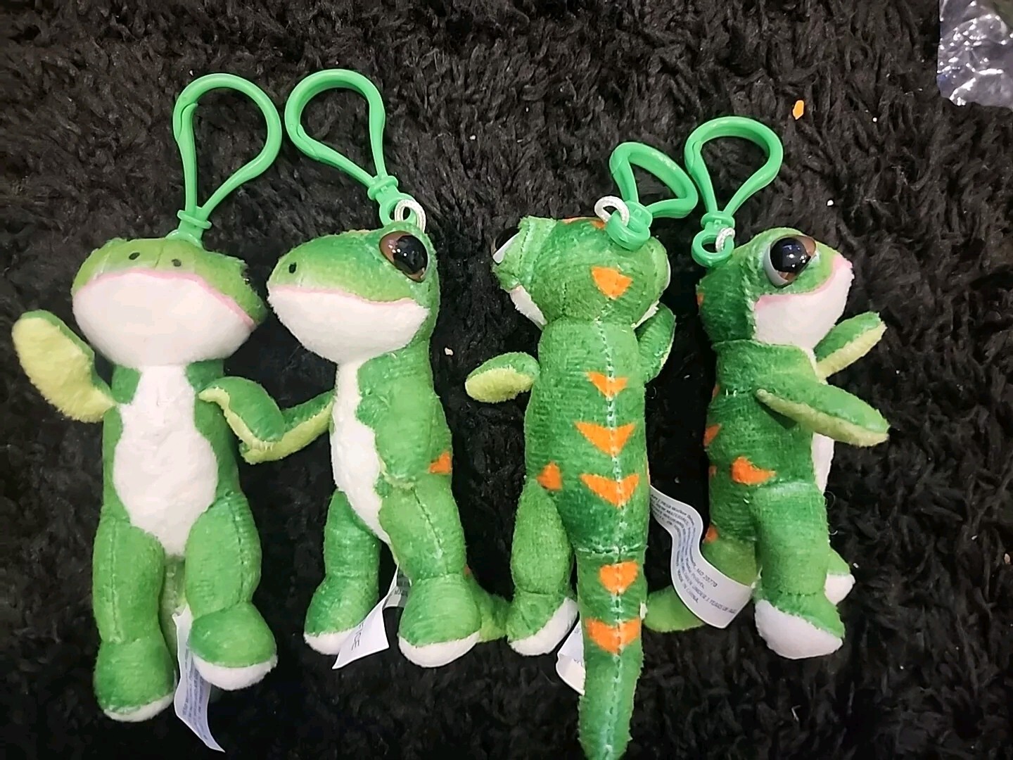 Geico Gecko Backpack Clip Keychain Plush Stuffed Soft Animal Insurance ...