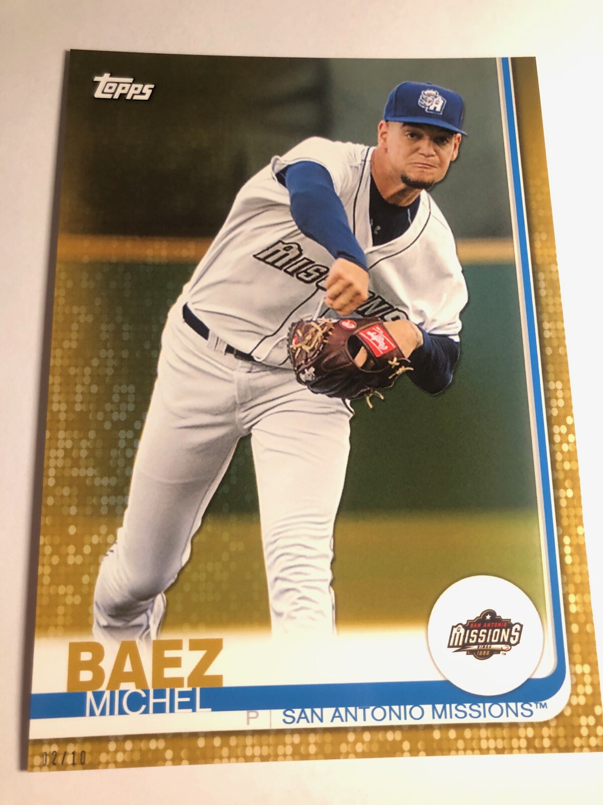 2019 Topps Pro Debut Jumbo 5x7 Michel Baez Missions 168 02/10 | eBay