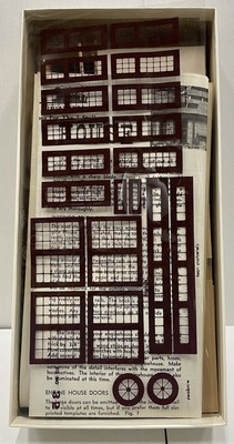 Fine Scale Miniatures 35 HO Scale Two-Stall Engine House Laser-Cut ...