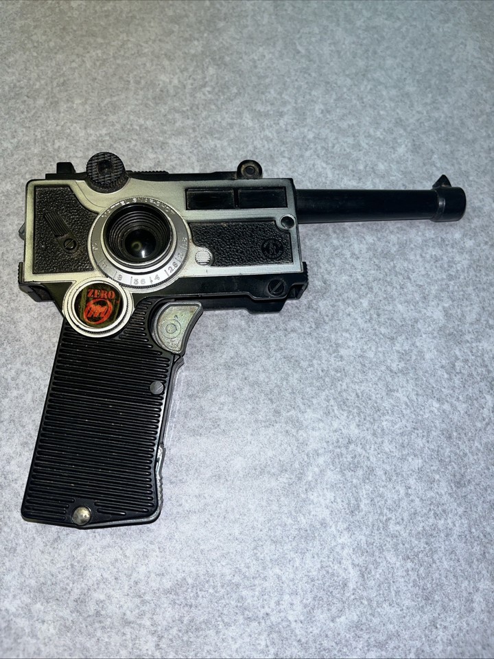 Vintage 1964 Mattel Snap-Shot Agent Zero M Spy Camera Toy Cap Gun ...