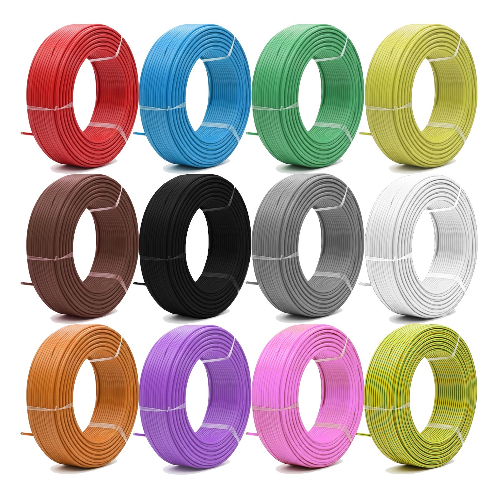 TRI RATED CABLE 0.75mm 1mm 1.5mm 2.5mm PANEL WIRE AUTO LOOM CAR VAN ...