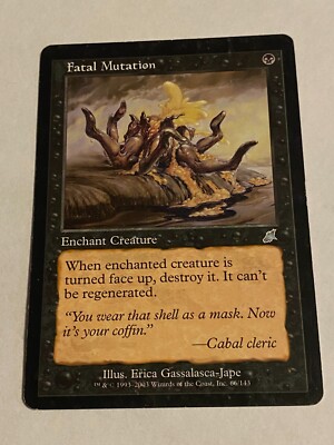 Fatal Mutation - Magic the Gathering MTG Scourge Single Card | eBay