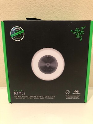 Razer Kiyo HD Video Streaming Camera 720p 60fps with Illumination Ring ...