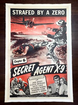Secret Agent X-9 - Lloyd Bridges (1945) US One Sheet Movie Poster LB | eBay