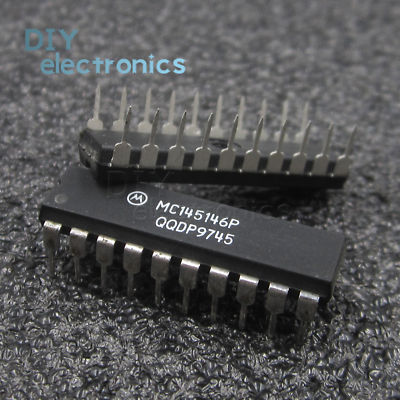1/5PCS MC145146P MC145146 20PINS 4-Bit Data Bus Input PLL Frequency ...