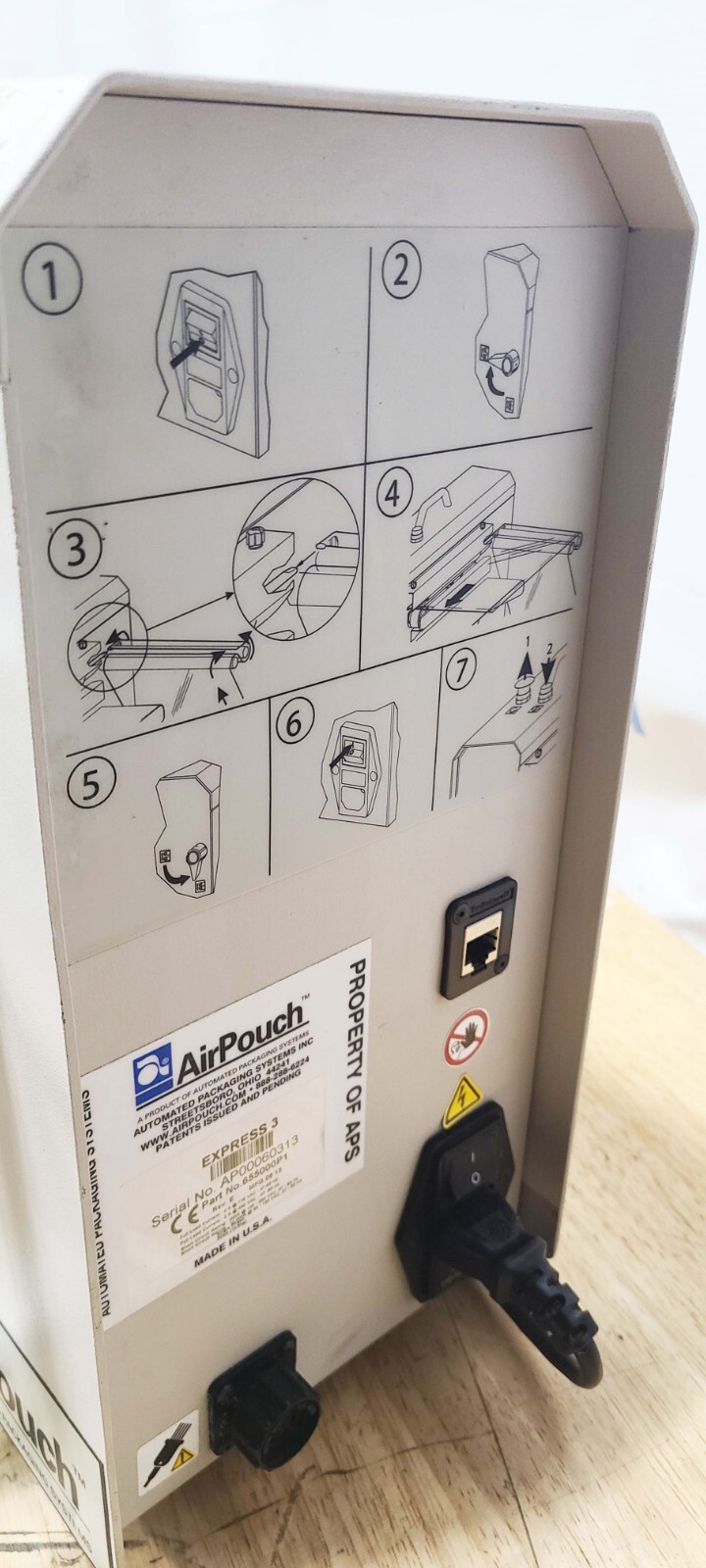 AirPouch Express 3 Tabletop Air Pillow Machine - 655000P1 | eBay