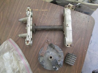 1978 Suzuki RM100 RM 100 Triple Tree Front Brake Hub Gas Tank Rubber ...