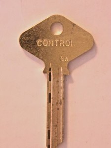Original Yale Key Blank GA Keyway- Control Key | eBay