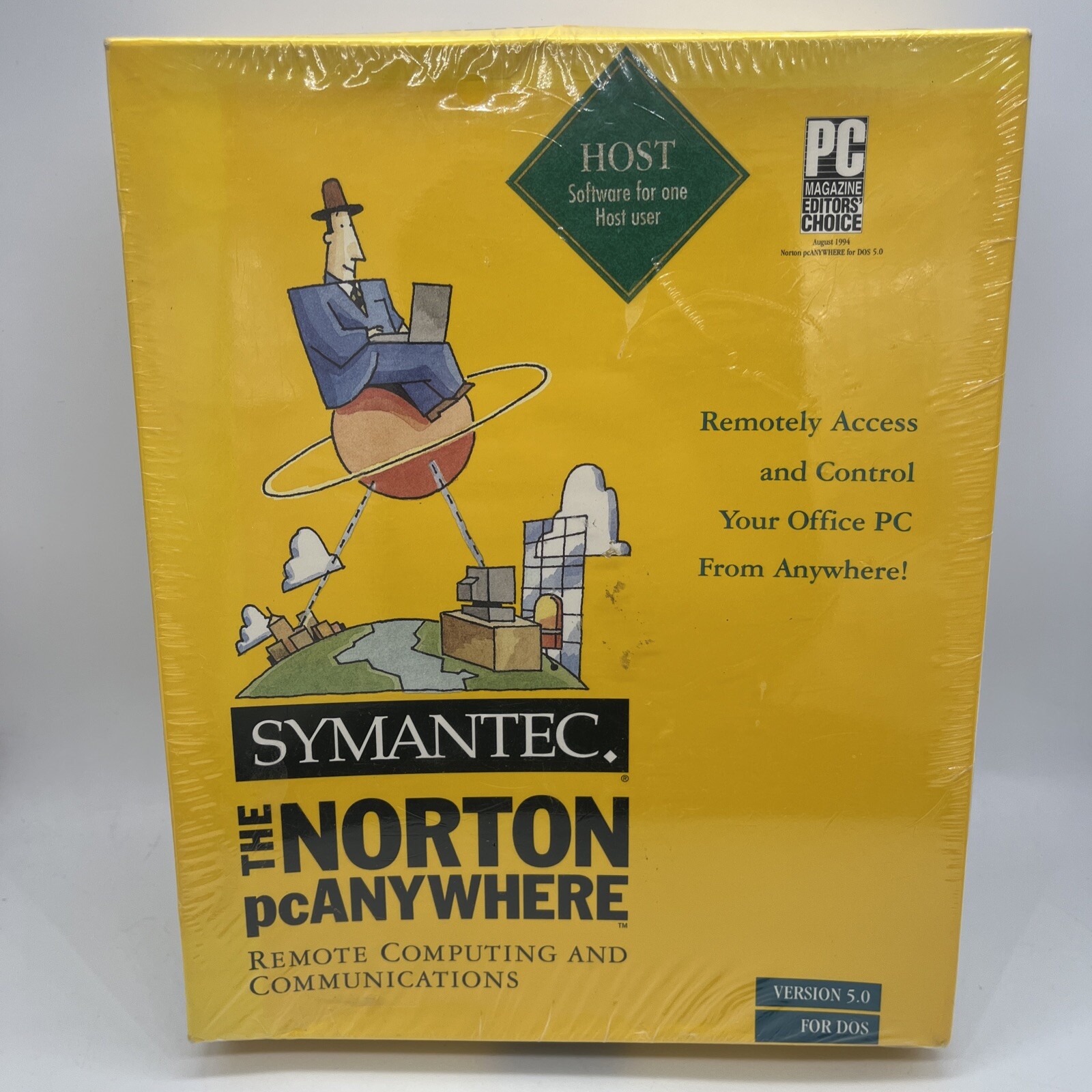 SYMANTEC NORTON PC ANYWHERE VERSION 5.0 For DOS 3 1/2 | eBay