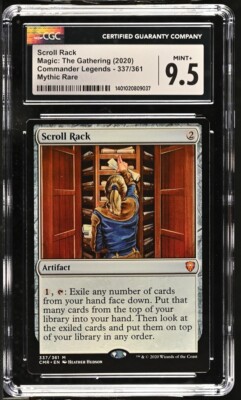Magic the Gathering Commander Legends Scroll Rack CGC MINT+ 9.5 | eBay