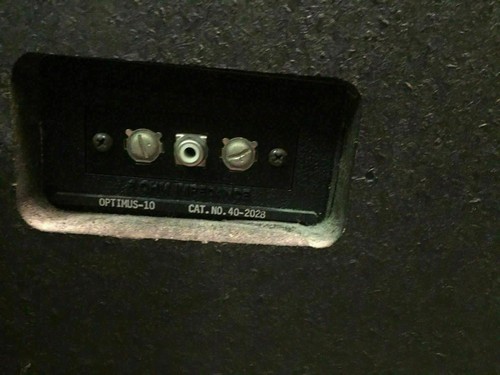 Realistic Optimus 10 Brilliance Contour Speakers With Floor Stand ...