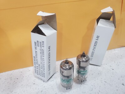 NOS Pair RCA JAN 8532W 6J4 Vacuum Tubes MIL SPECS (Matched Date Codes ...