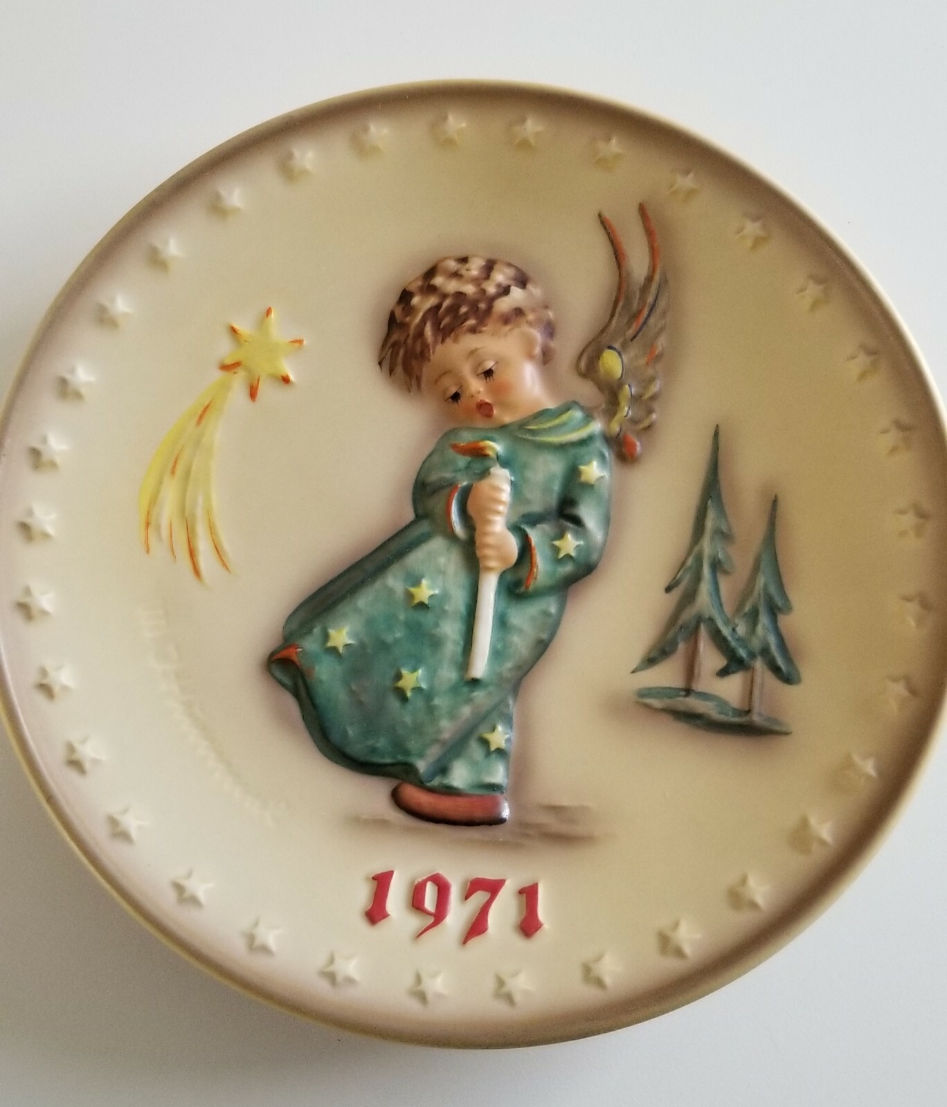 1971 Hummel Plate 1st Edition Annual Plate #264 |Holiday Angel| 100 ...