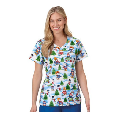{MED} Bio Women's Medical Uniform Scrub Top | eBay